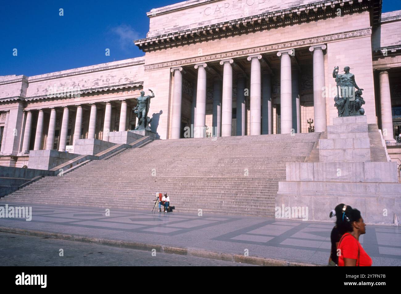 The library in downtown Havana, Cuba Stock Photo - Alamy