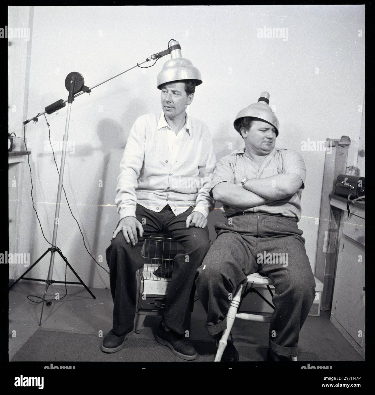 Harry Secombe and Max Bygraves, both singers and comedians popular in ...