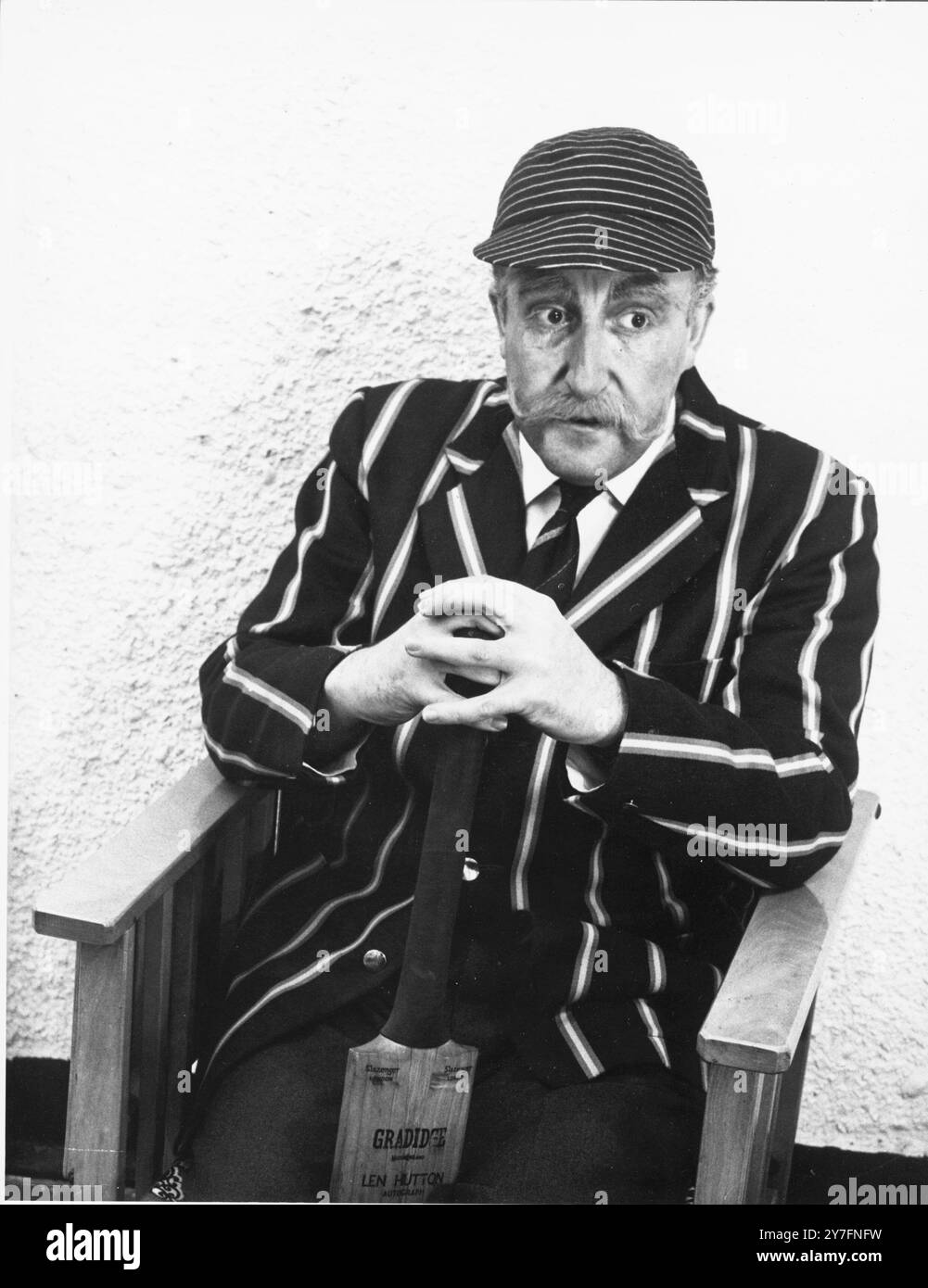 Peter Sellers in character as the old cricketer, 1957, London, England ...