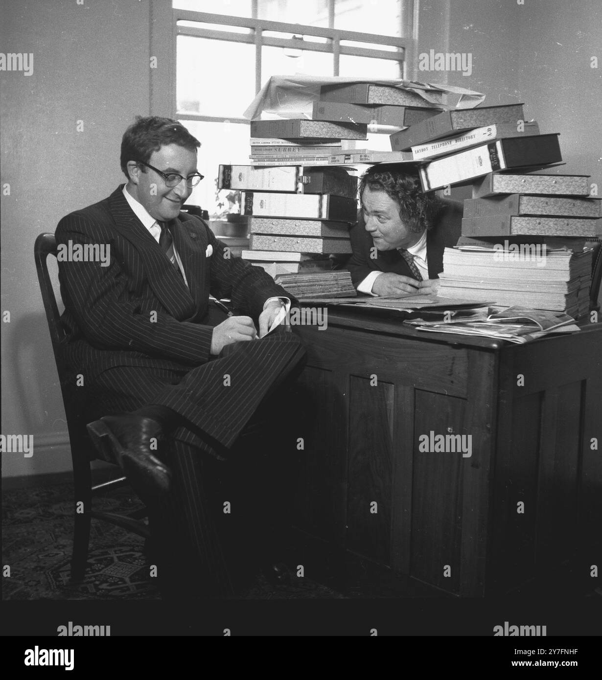 The Goon Show cast, Peter Sellers, Harry Secombe and Spike Milligan in ...