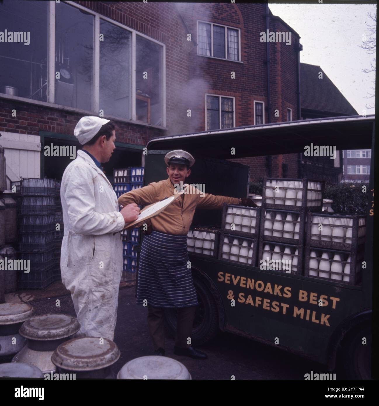 Milkman 1970s hi-res stock photography and images - Alamy