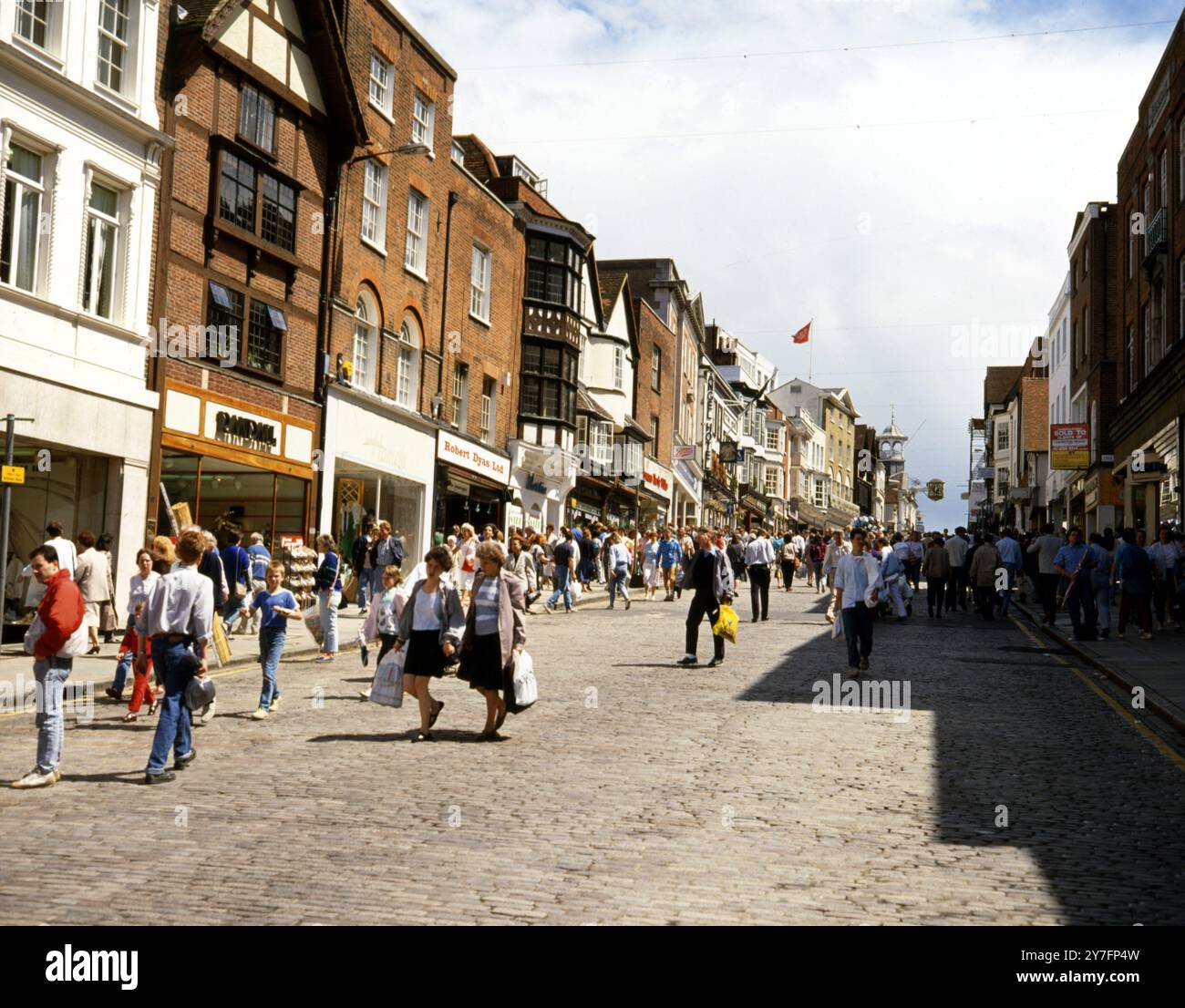 Shopping in Guildford , Surrey Stock Photo - Alamy
