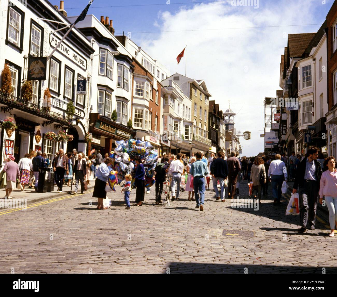 Shopping in Guildford , Surrey Stock Photo - Alamy