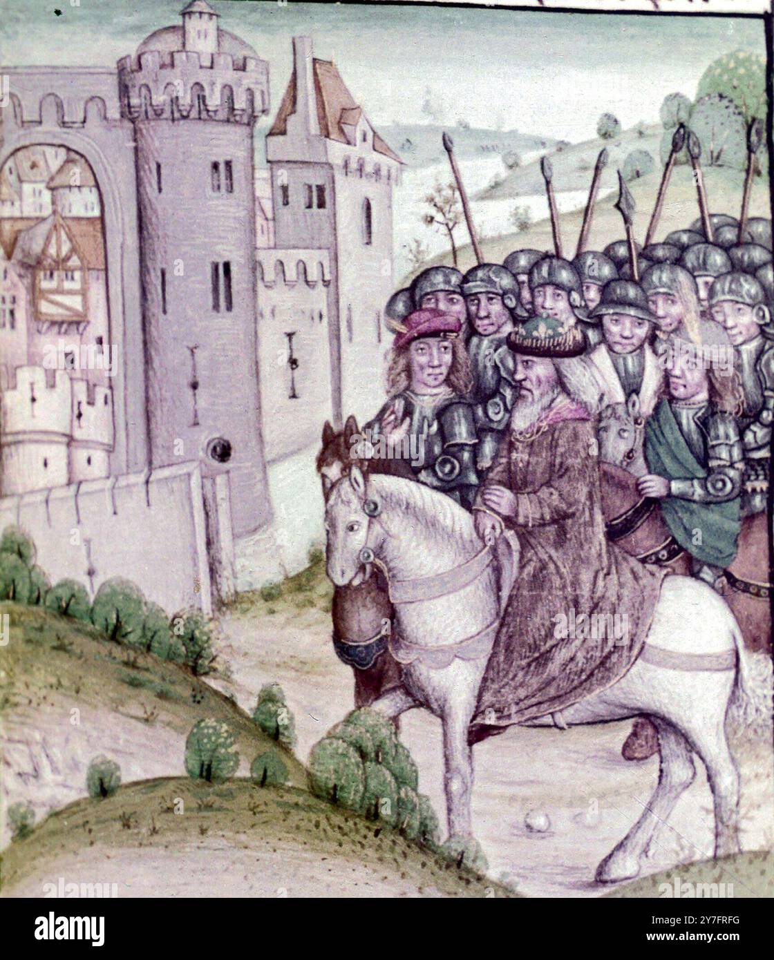 King Arthur returns to Camelot Stock Photo - Alamy