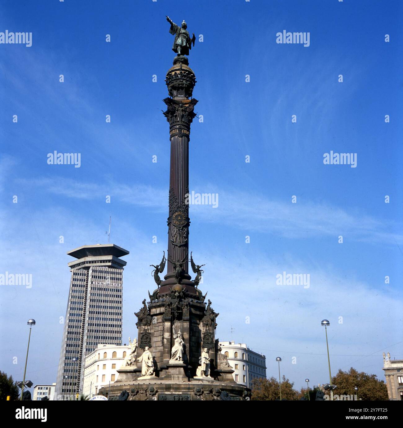 Christopher Columbus Statue in Barcelona, Spain Columbus, Christopher ...