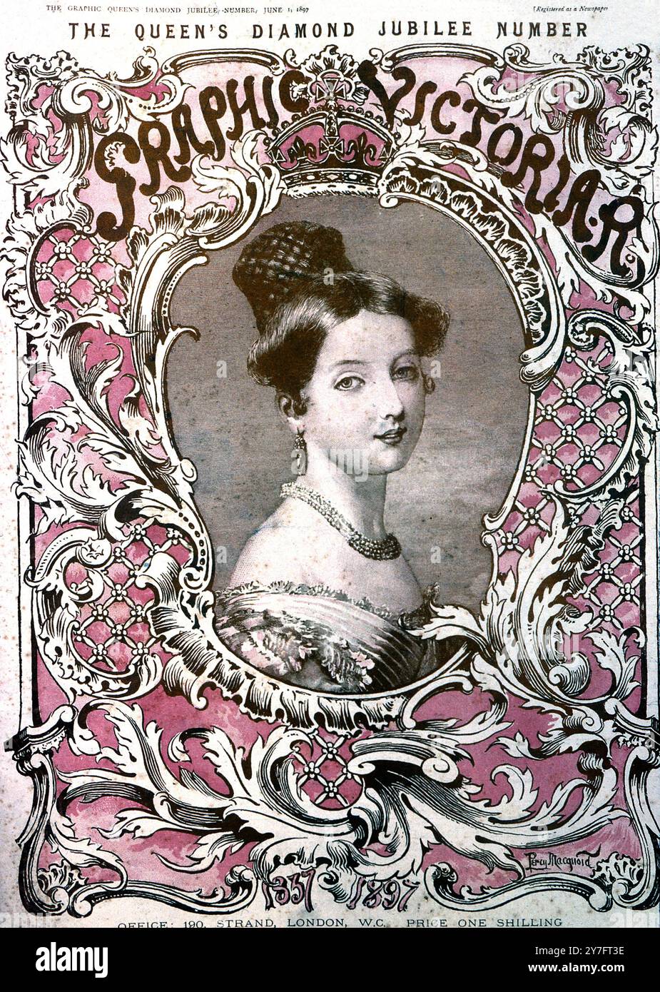 Diamond Jubilee issue of the Graphic. Queen Victoria 1837 - 1897 Stock ...
