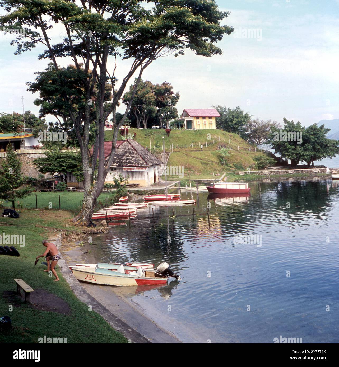 Indonesia Sumatra Lake Toba Parapat Hotel Stock Photo - Alamy