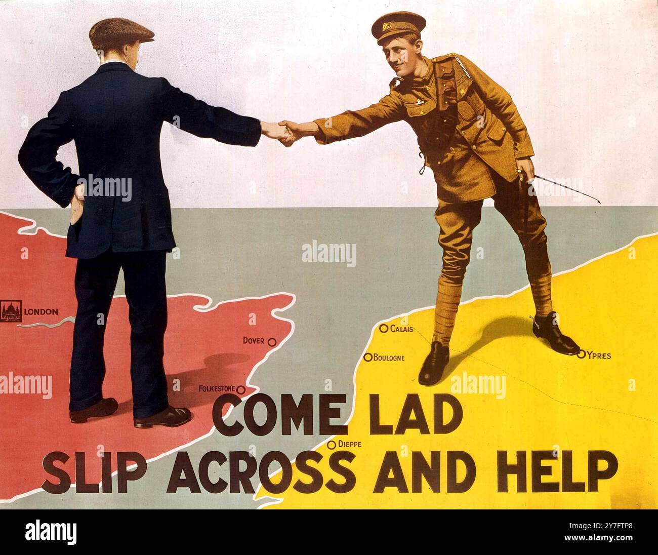 WWI Recruitment poster Stock Photo - Alamy