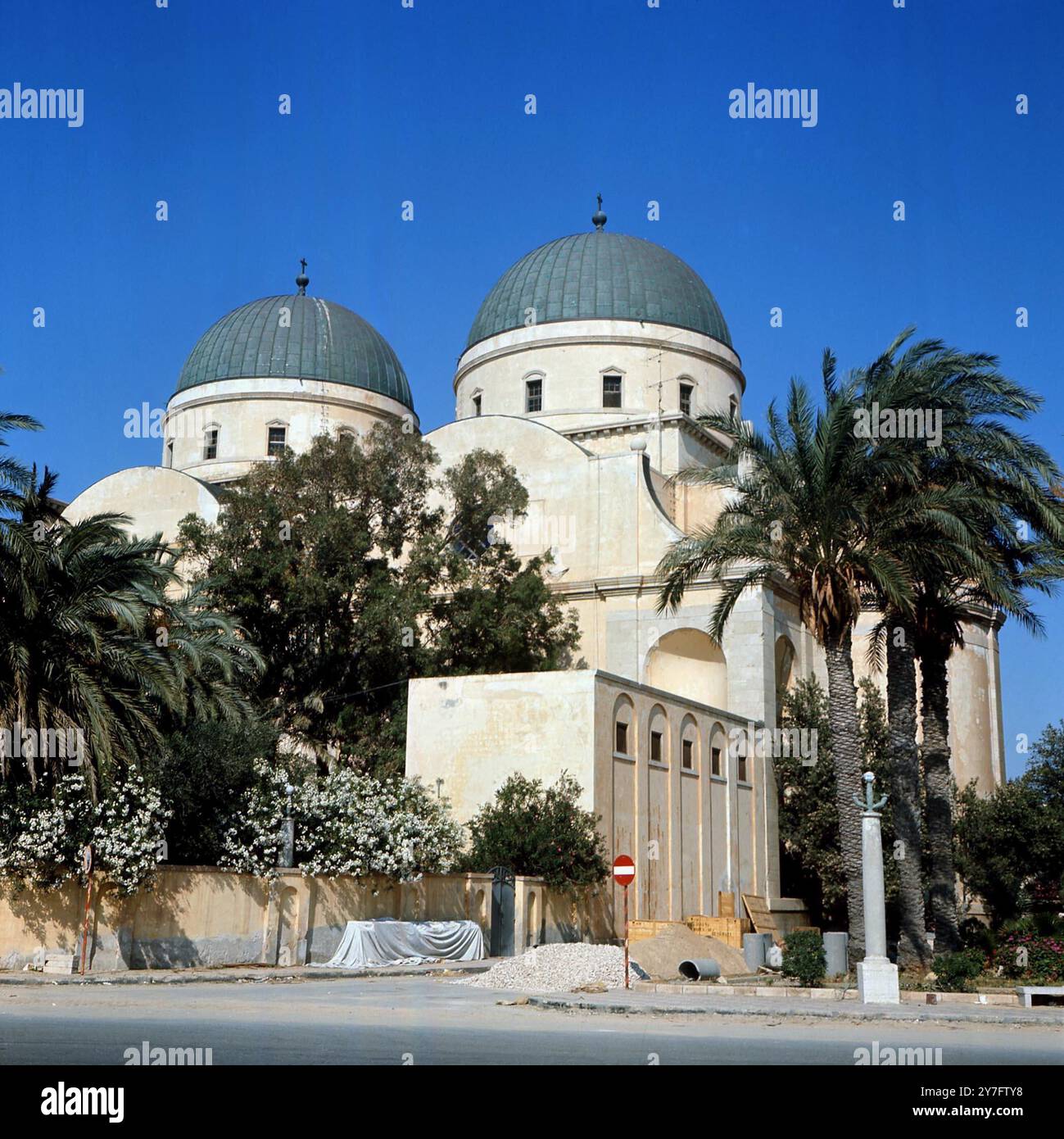 The cathedral at Benghazi in Libya Stock Photo - Alamy
