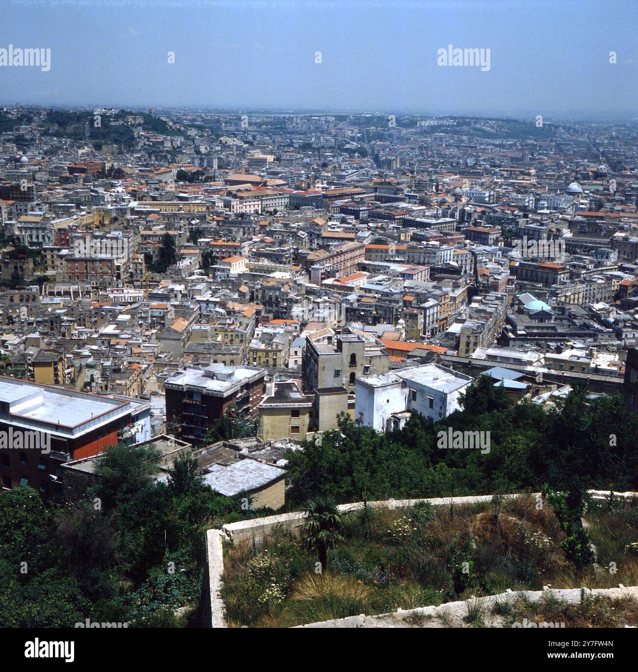 Italy. Naples. View of the City from Vomero Hill Stock Photo - Alamy