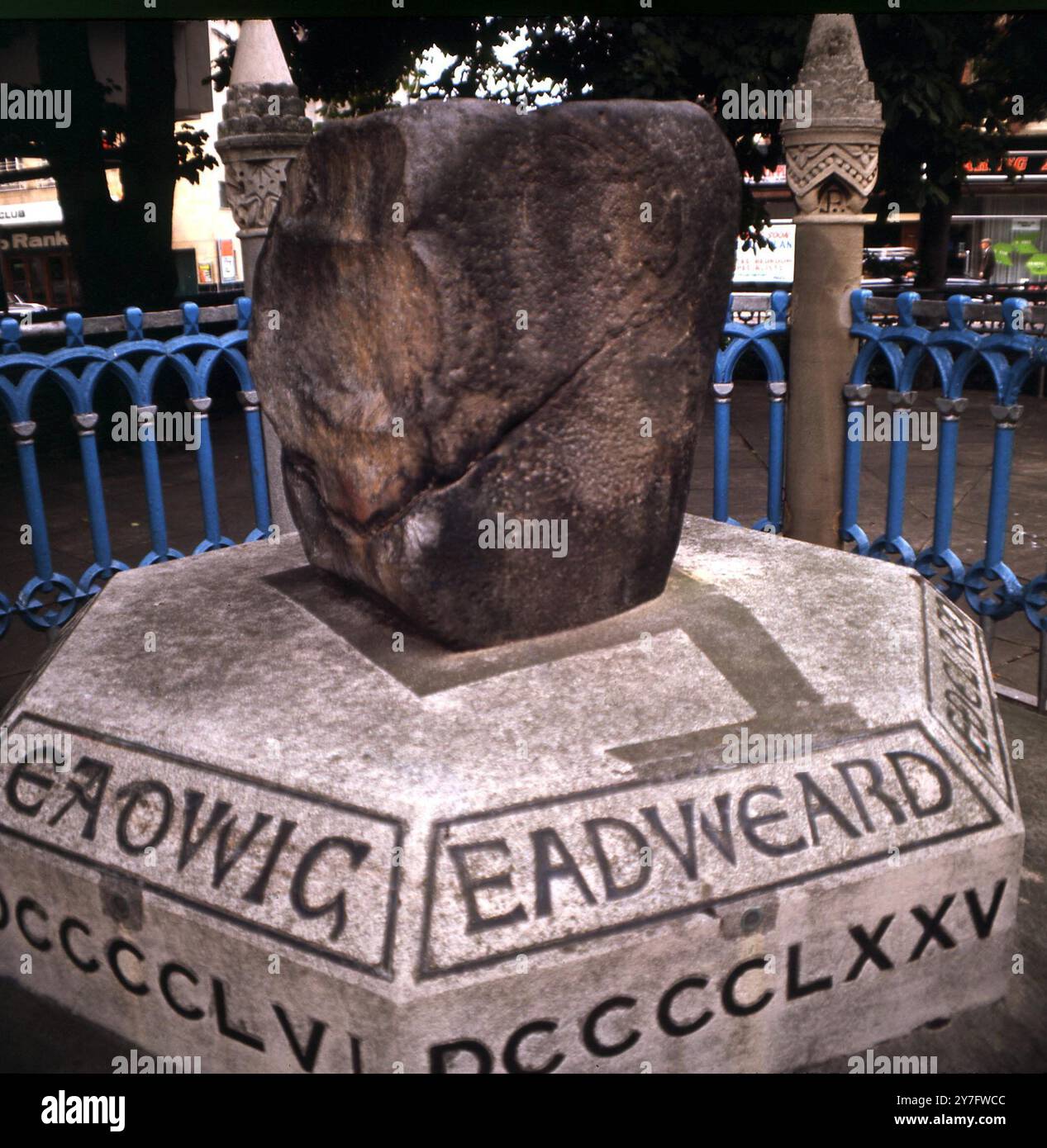 Surrey, Kingston on Thames - famous King's stone from which town ...