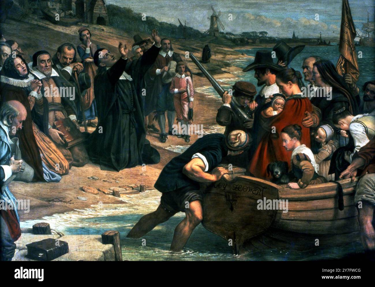 Pilgrims new world america hi-res stock photography and images - Alamy