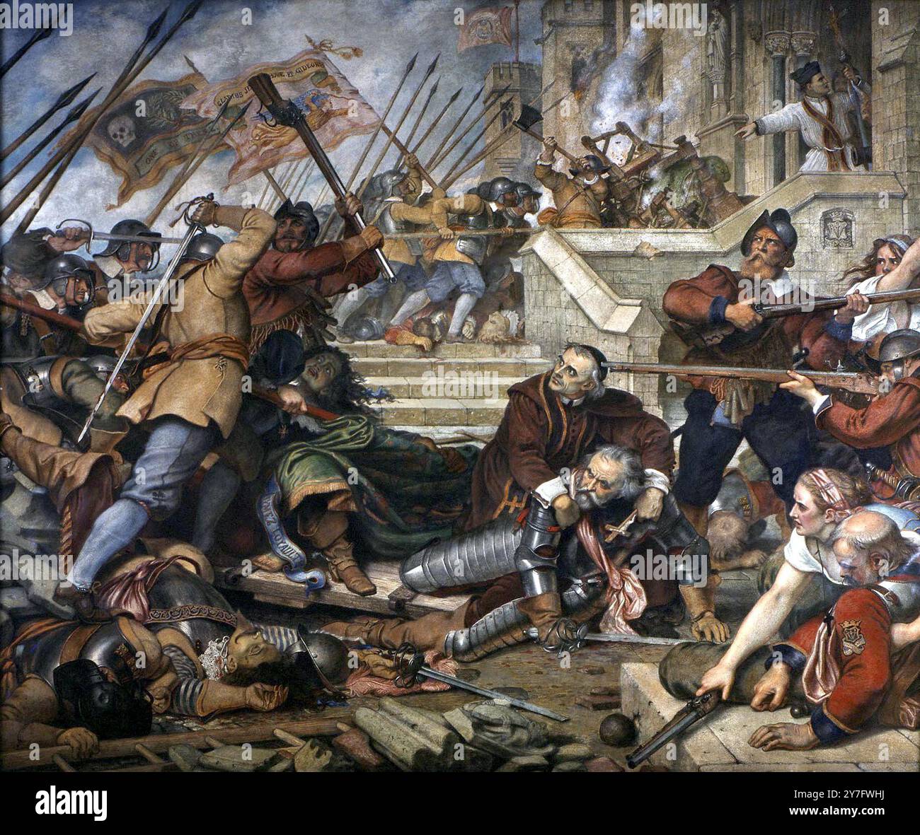 Cromwell and royalist troops hi-res stock photography and images - Alamy