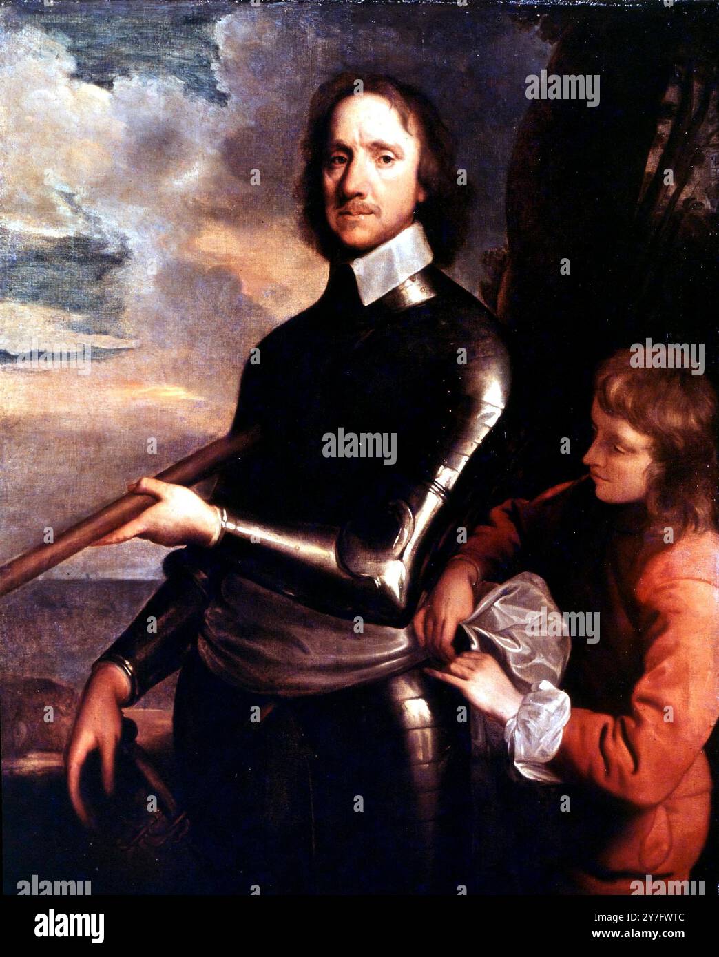 Oliver Cromwell (in the National Portrait Gallery Stock Photo - Alamy