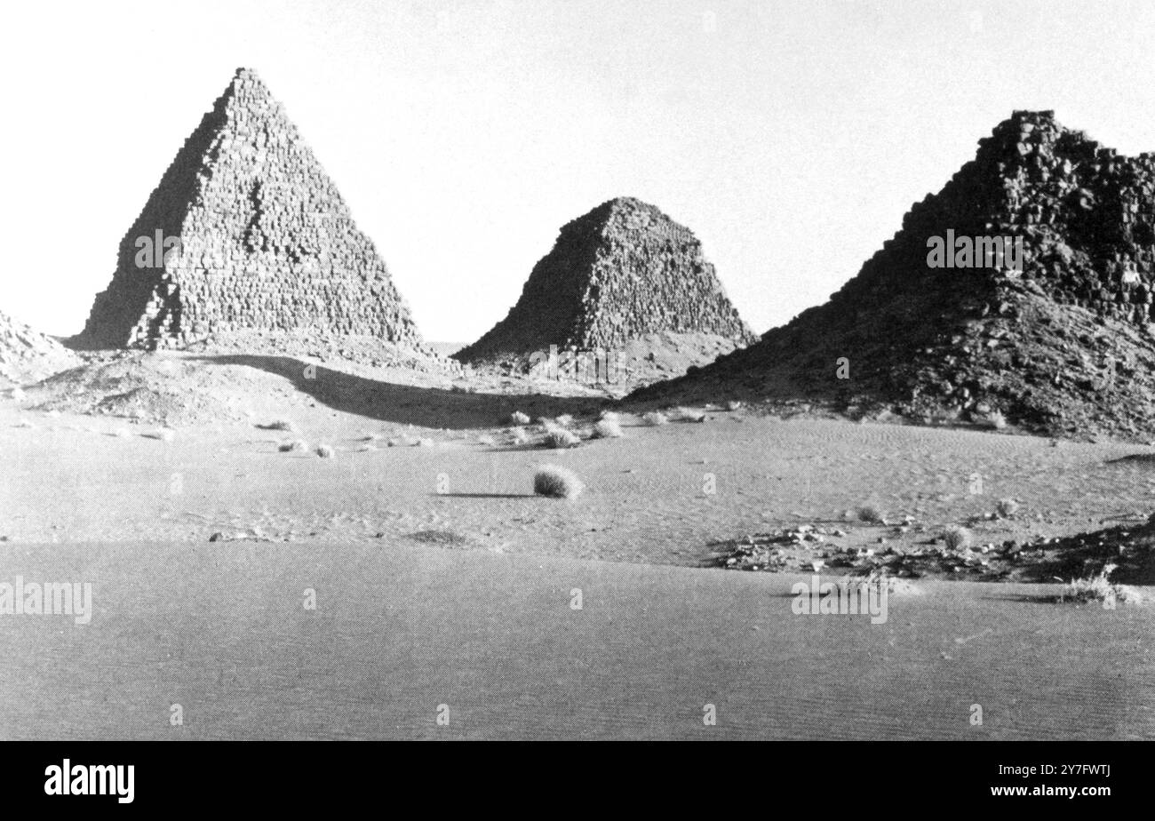 Napatan Pyramids of Nuri Stock Photo - Alamy