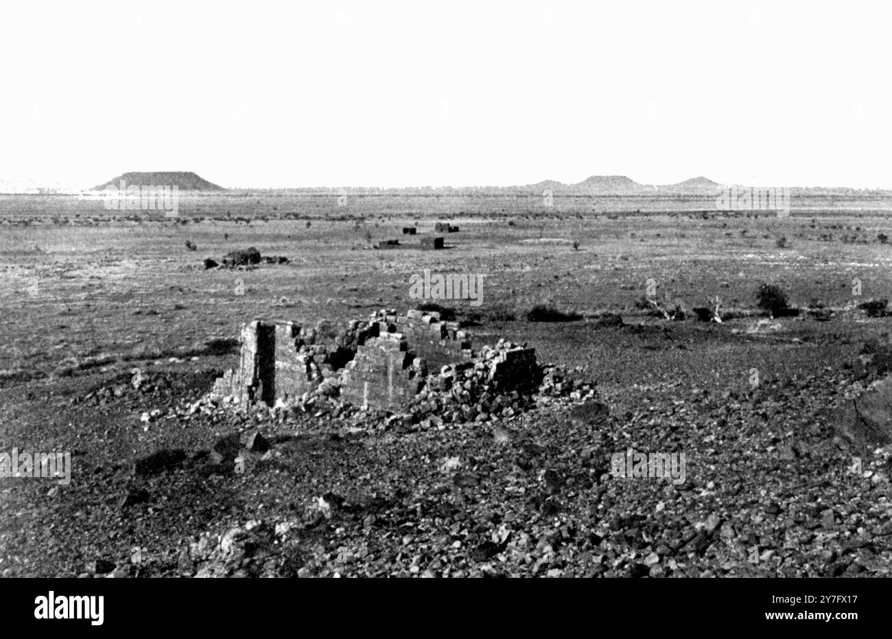 General view of the plain and Temples of Naga from the north east Stock ...