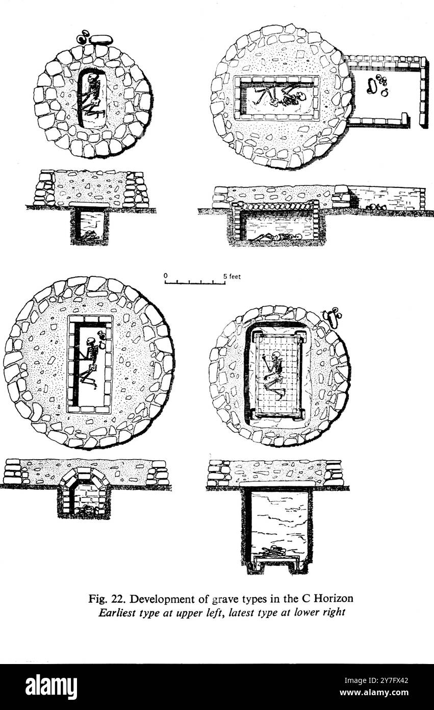 Development of grave types in the C Horizon (earliest type is upper ...