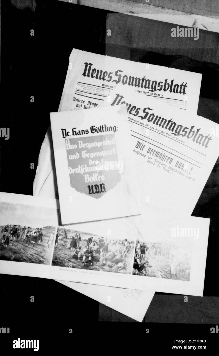 Propaganda leaflets 1939 Black and White Stock Photos & Images - Alamy