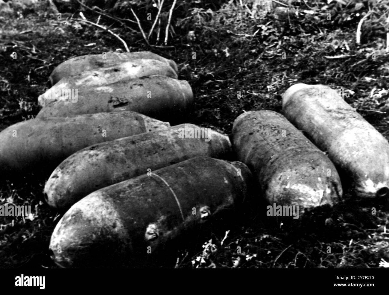 Nazi War Loot In the salt mines of Altaussee Captured defused US aerial ...