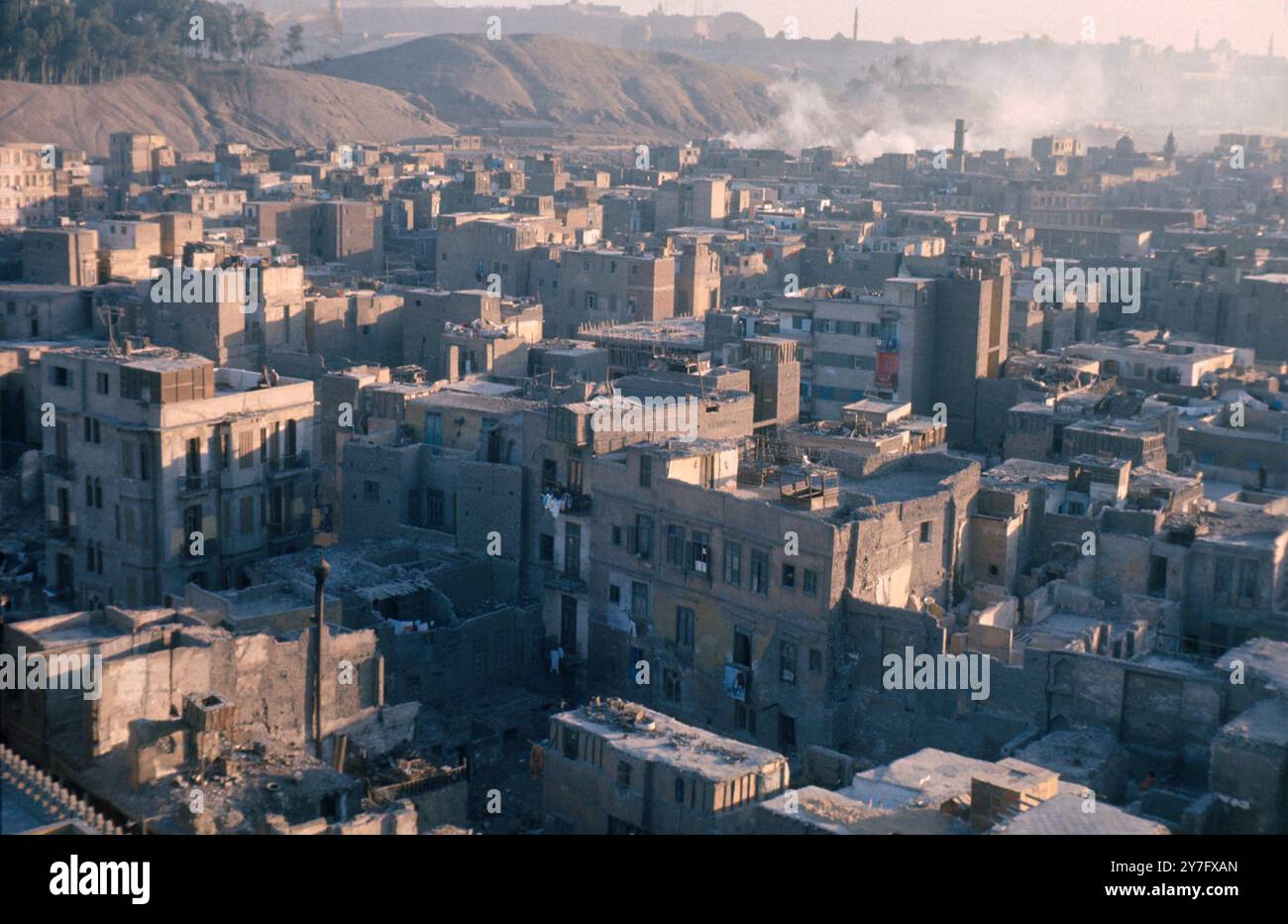 Egypt, Cairo - slums near the Mokatem Hills Stock Photo - Alamy