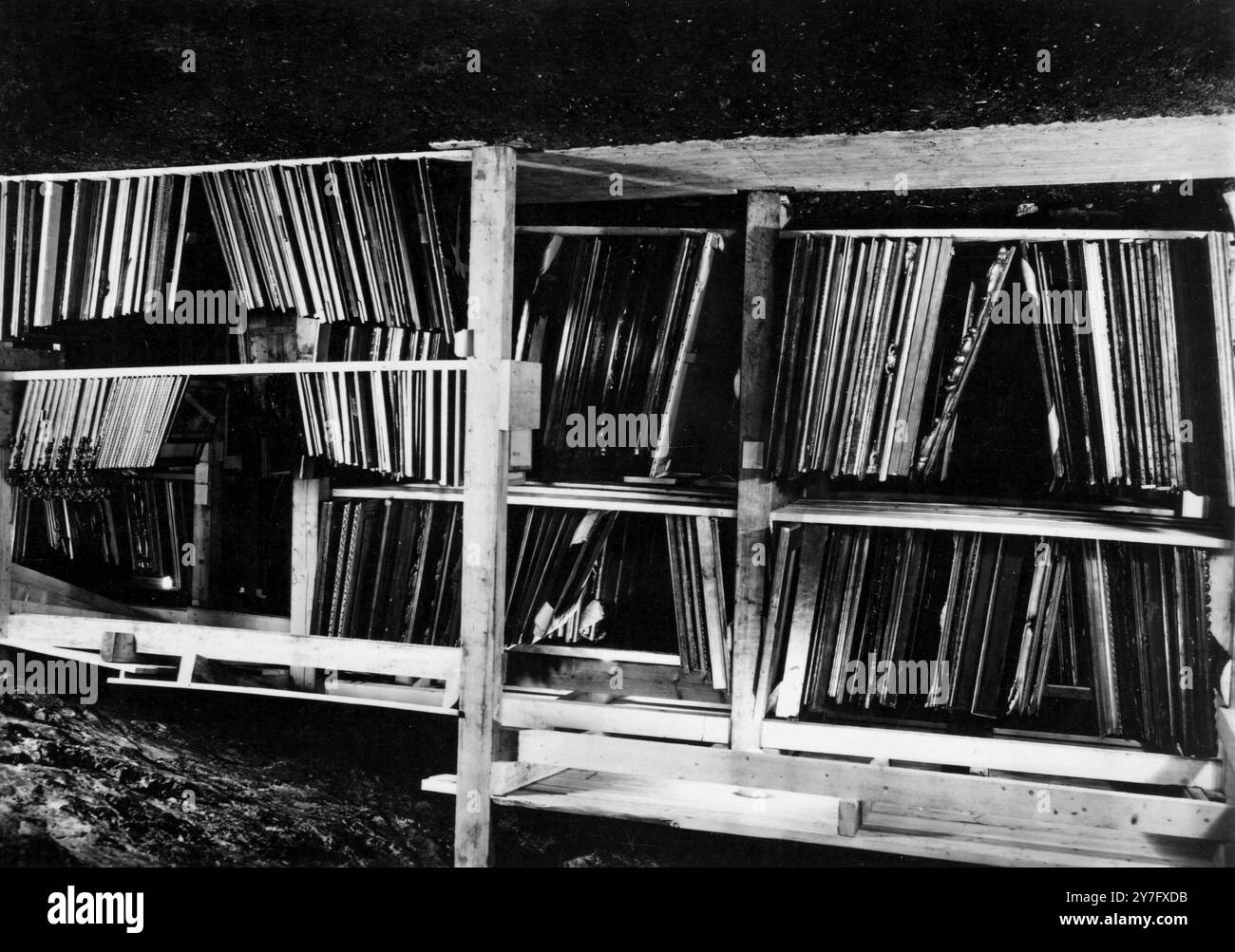 Nazi War Loot In the salt mines of Altaussee Stock Photo - Alamy