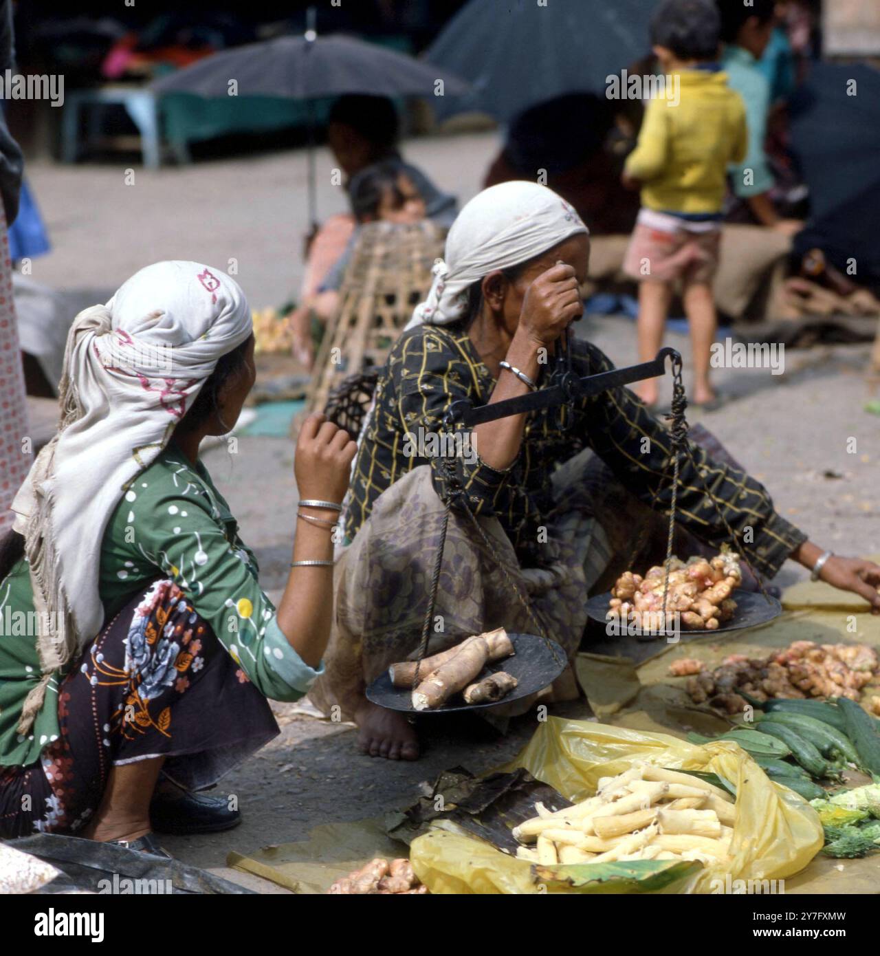 India Sikkim Gantok The Market Stock Photo - Alamy