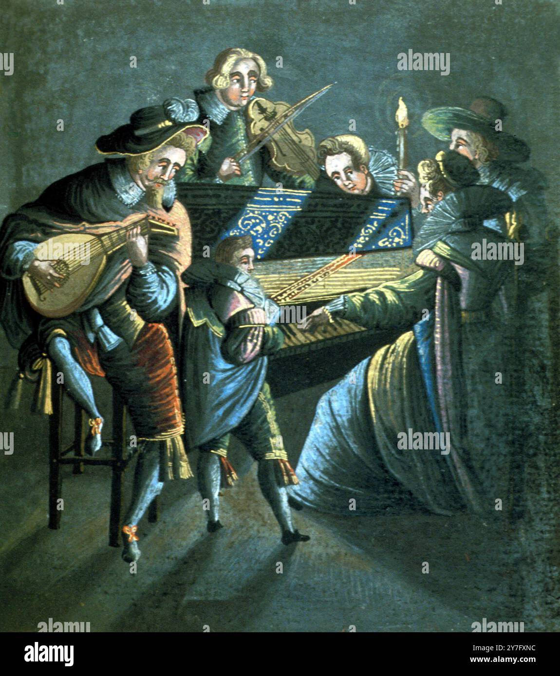 17th century musicians hi-res stock photography and images - Alamy