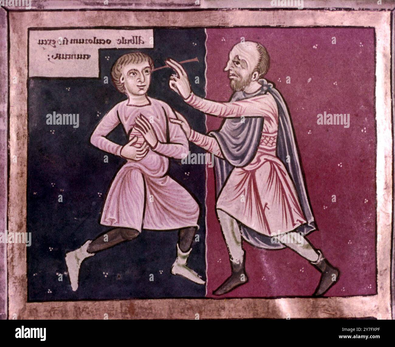 Medieval Surgeons operating on eye and nose Stock Photo - Alamy