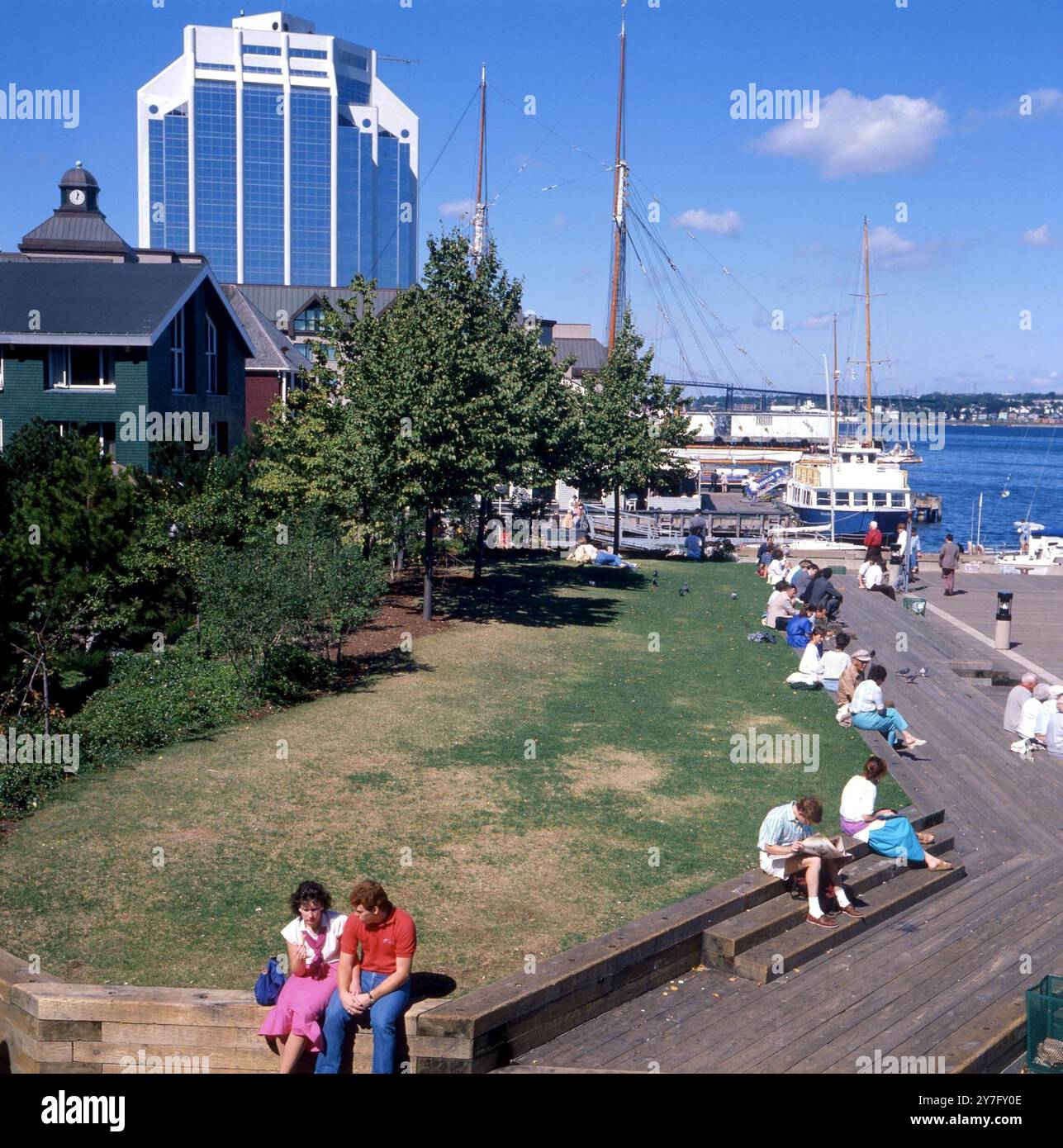 Canada, Nova Scotia, Halifax. Purdy's Wharf Stock Photo - Alamy