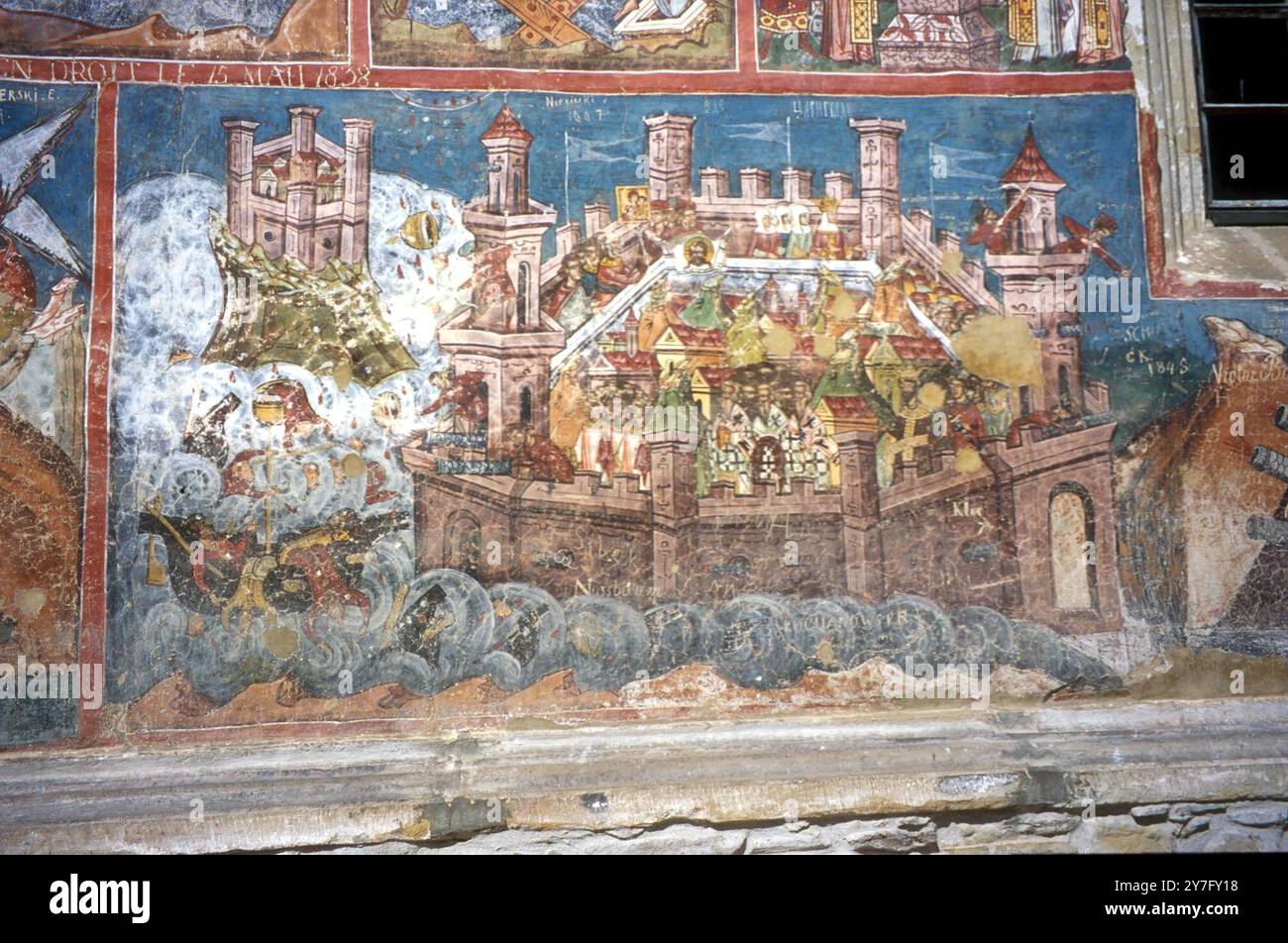 Siege of Constantinople,1453. The christian defenders paraded their ...