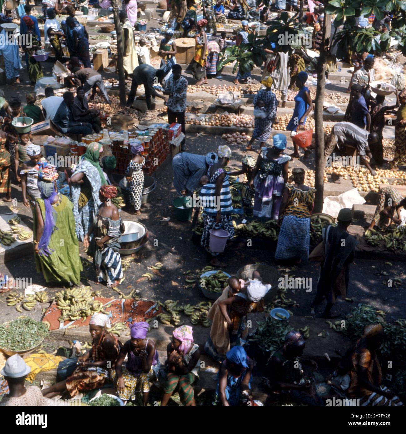 Trechville Market Abidjan - - Ivory Coast Stock Photo - Alamy