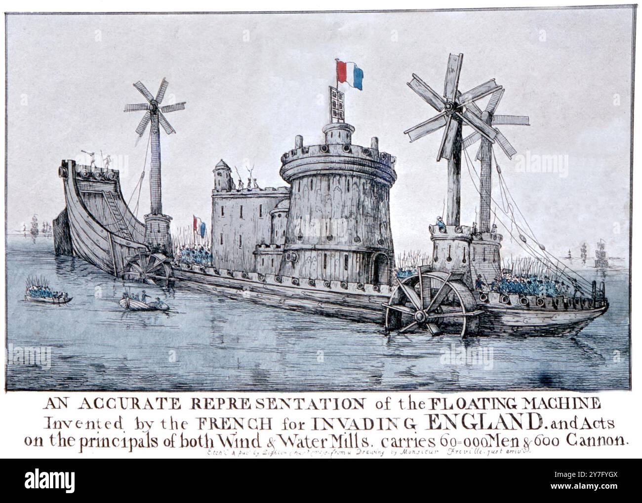 Napoleonic Invasion Castle Stock Photo - Alamy