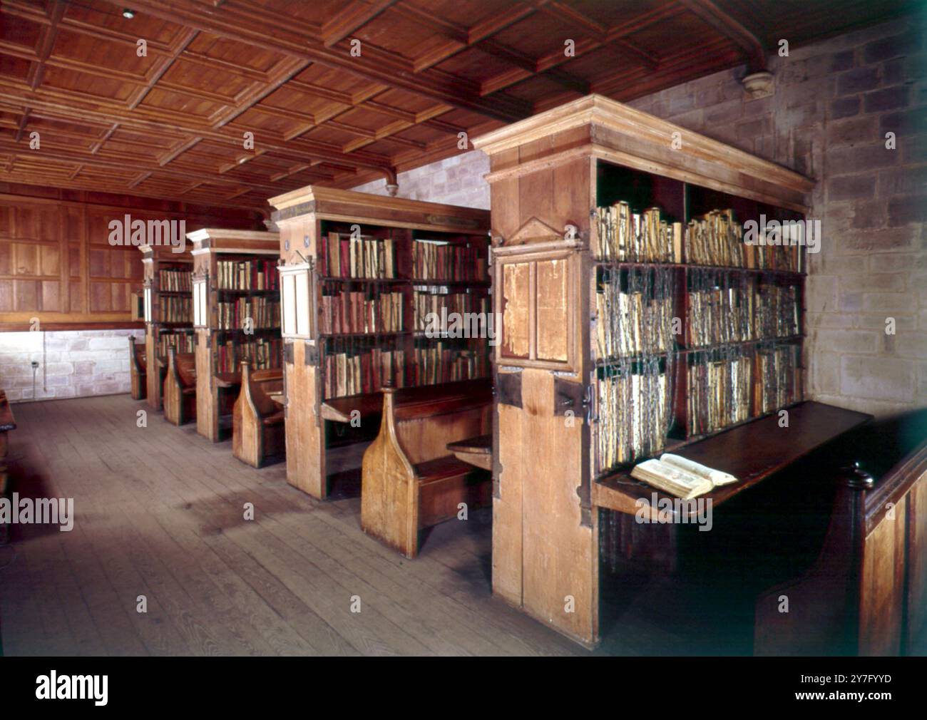 The Chained Library, Hereford Cathedral, Herefordshire Stock Photo - Alamy