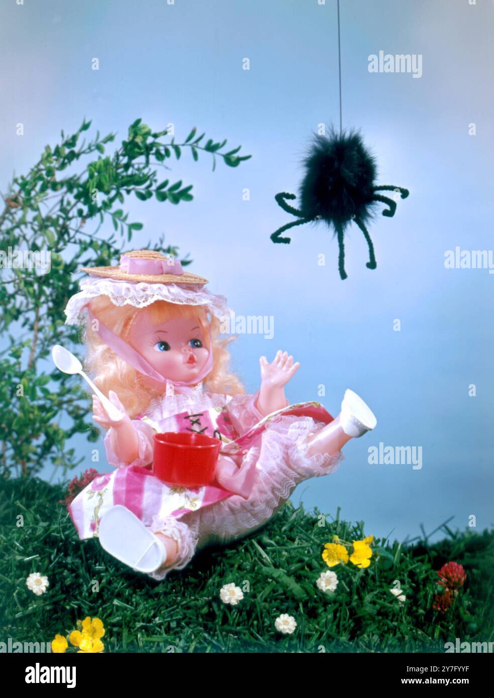 "Little Miss Muffet Stock Photo - Alamy