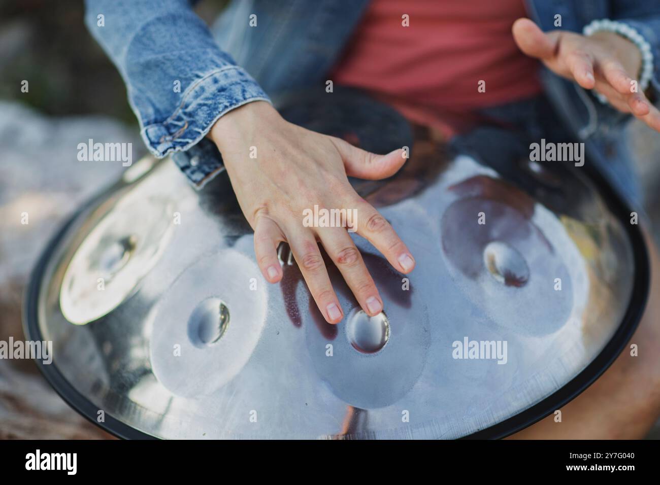 Handpan drum hi-res stock photography and images - Alamy