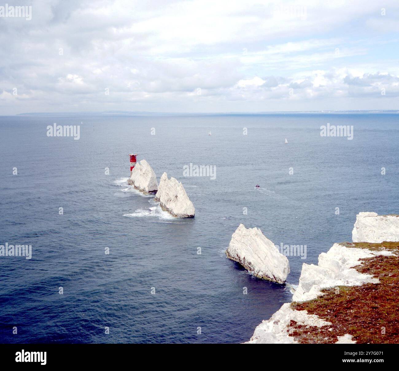 The Needles Lighthouse, Isle of Wight Stock Photo - Alamy
