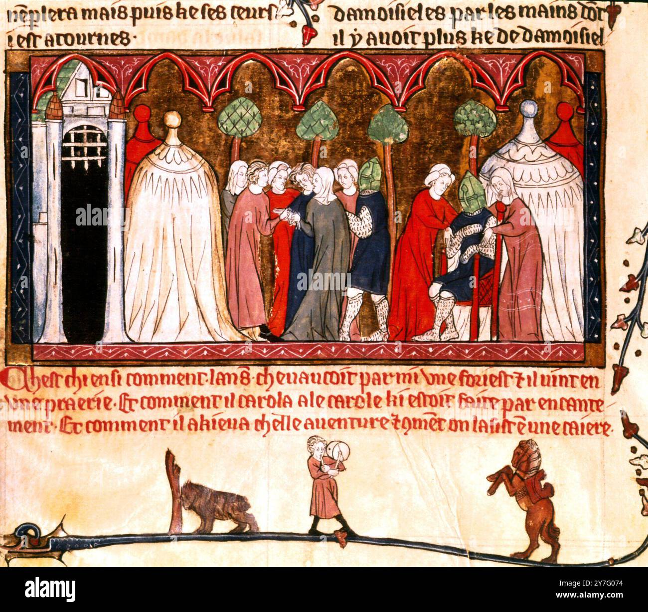 Arthurian Legends - Lancelot in the Enchanted Forest (British Museum ...