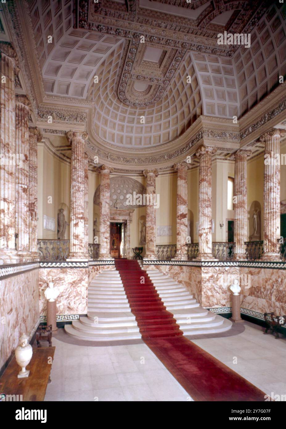 The Grand Marble Hall, Holkham Hall, Norfolk Stock Photo - Alamy