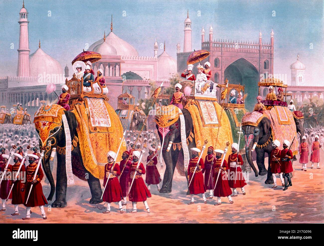 India - The Imperial Durbar Lord Curzon becomes Viceroy of India 1903 ...