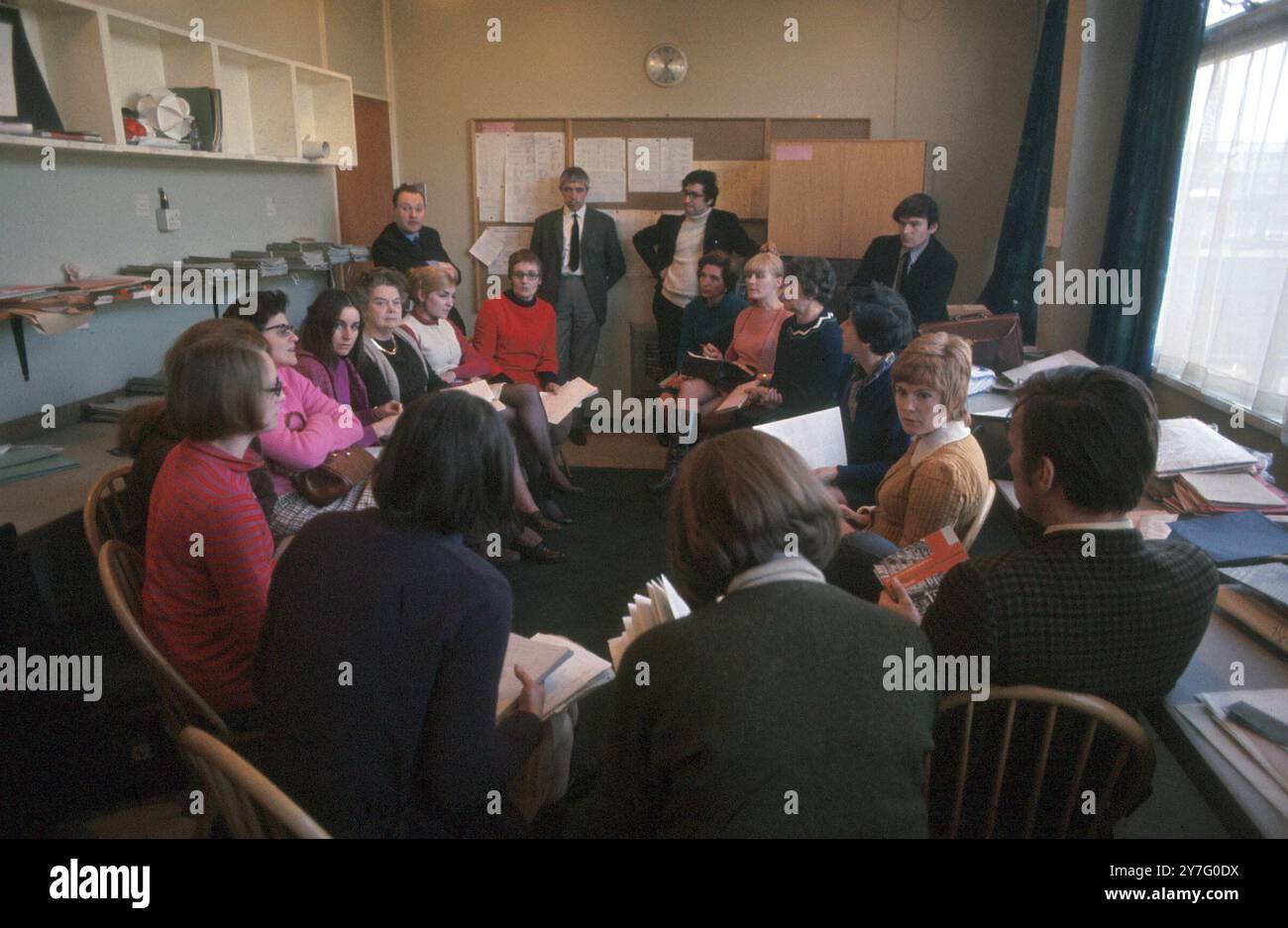 Teacher staff room meeting hi-res stock photography and images - Alamy