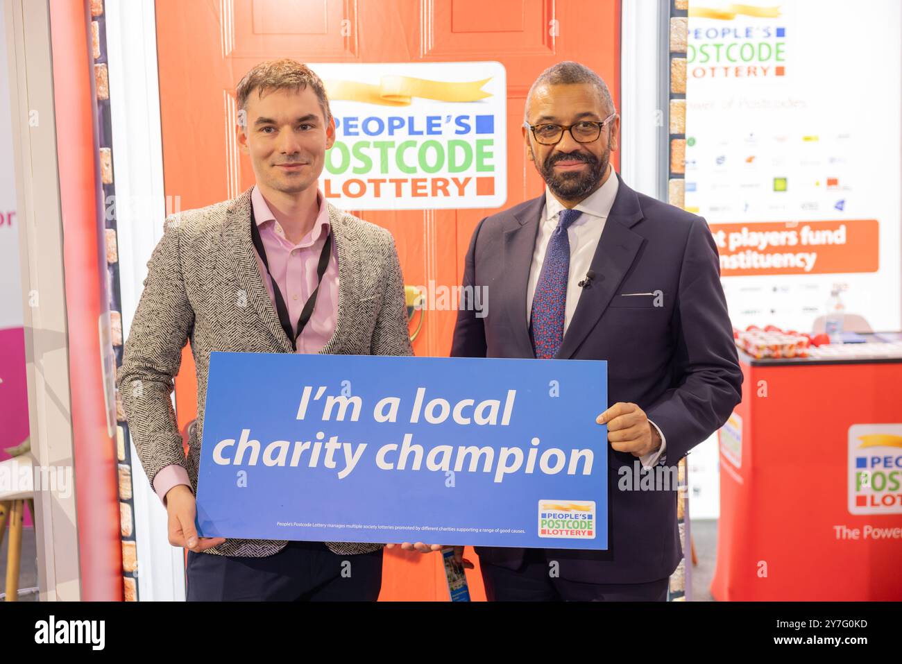 Birmingham, UK. 30 SEP, 2024. James Cleverly poses with the Peoples ...
