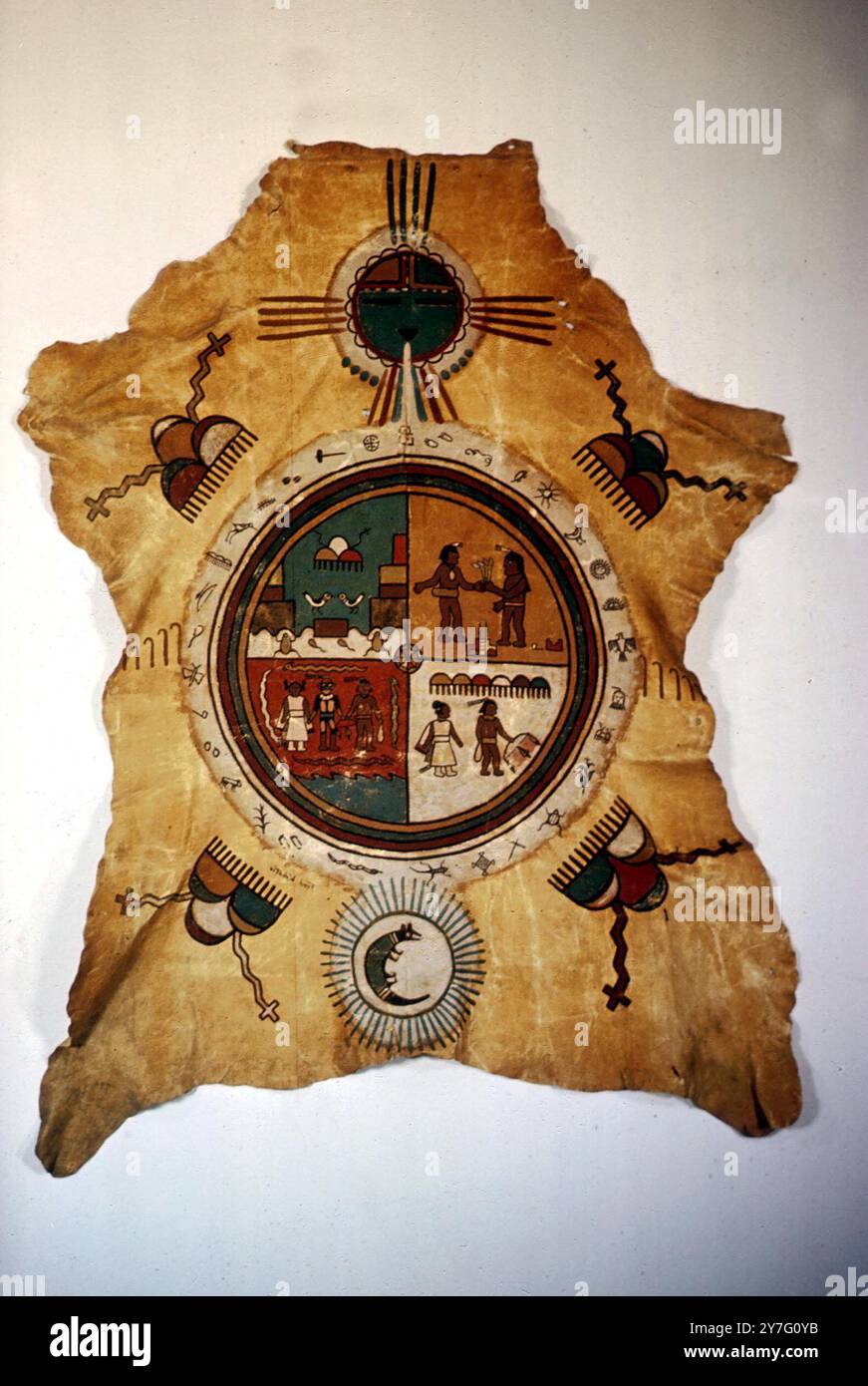 Painted hide : legend of the snake clan - from Arizona. In the Museum ...