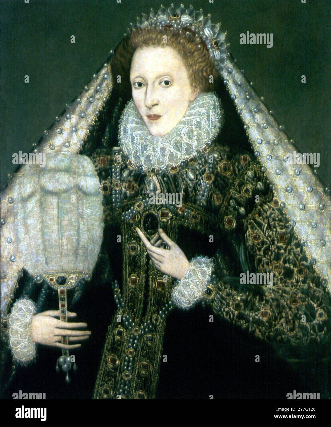 Portrait of Elizabeth first (By kind permission of Lord de Lisle ...
