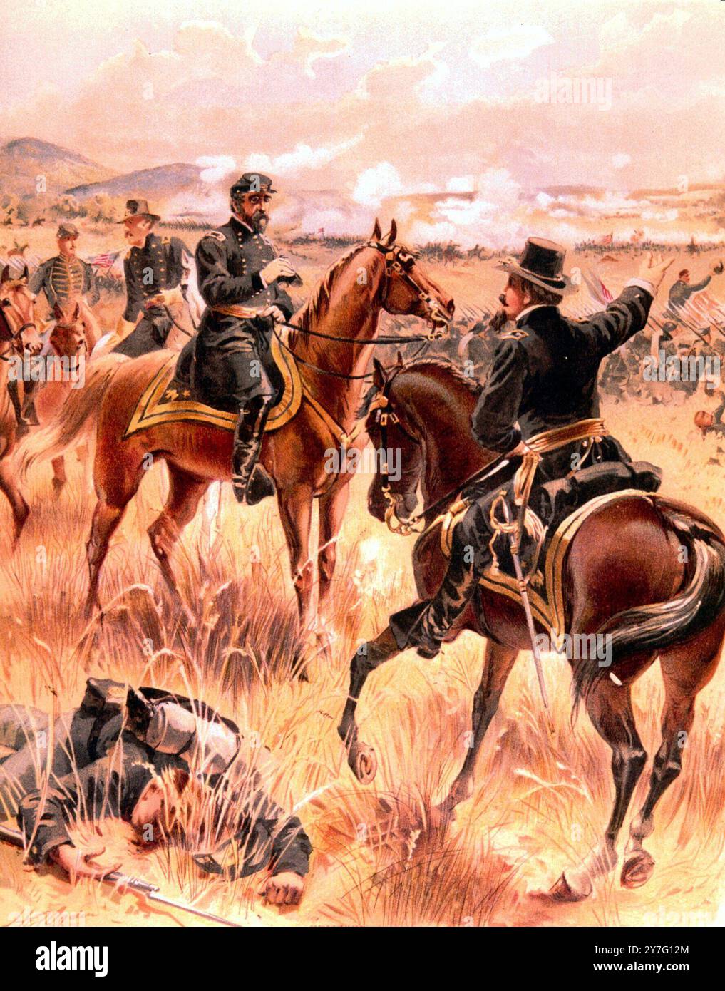 Maj. Gen. George G. Meade, U.S. Army, Commanding Army of the Potomac ...