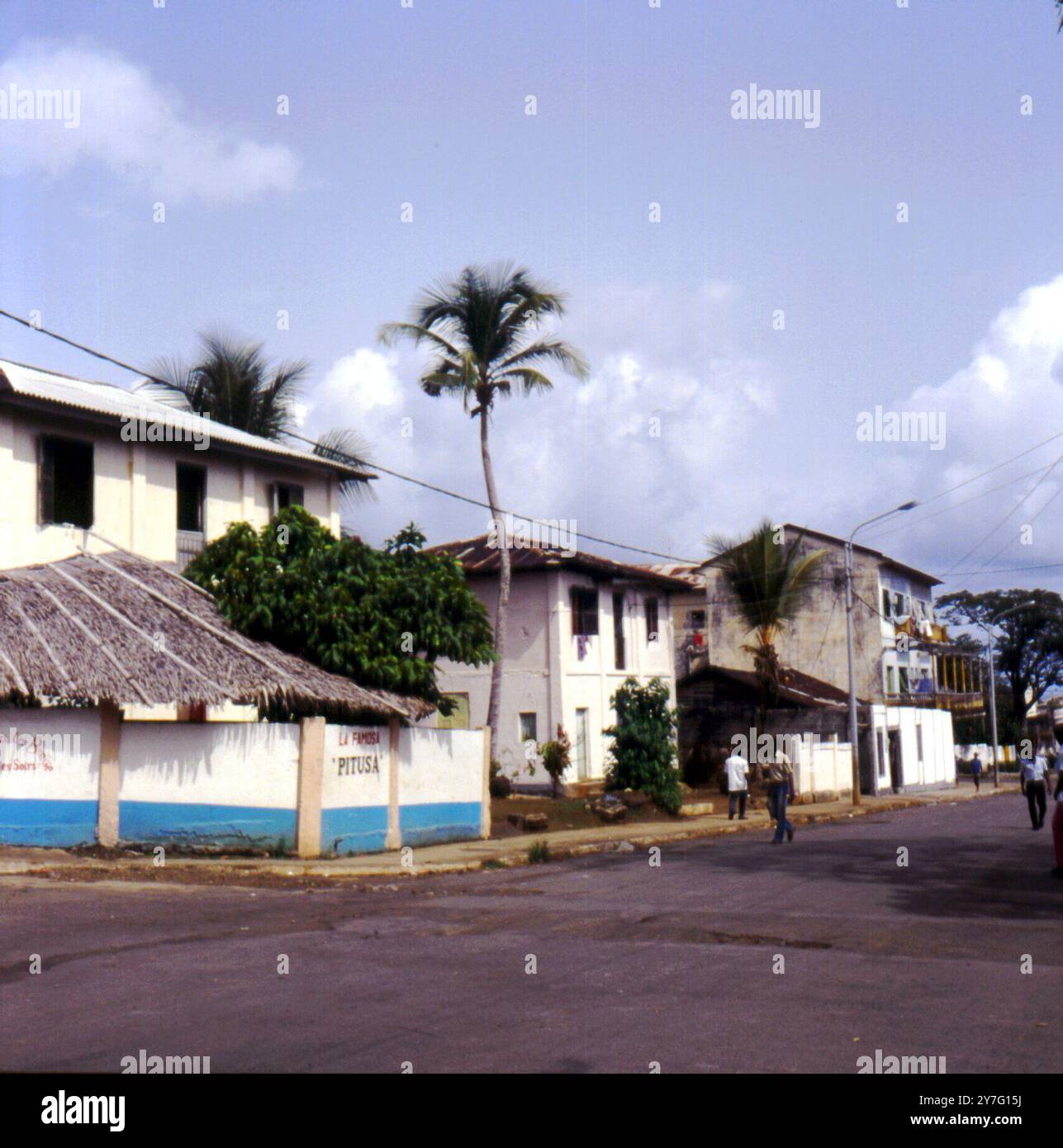 City centre, Malabo, Island of Bioko, Equatorial Guinea, West Africa ...