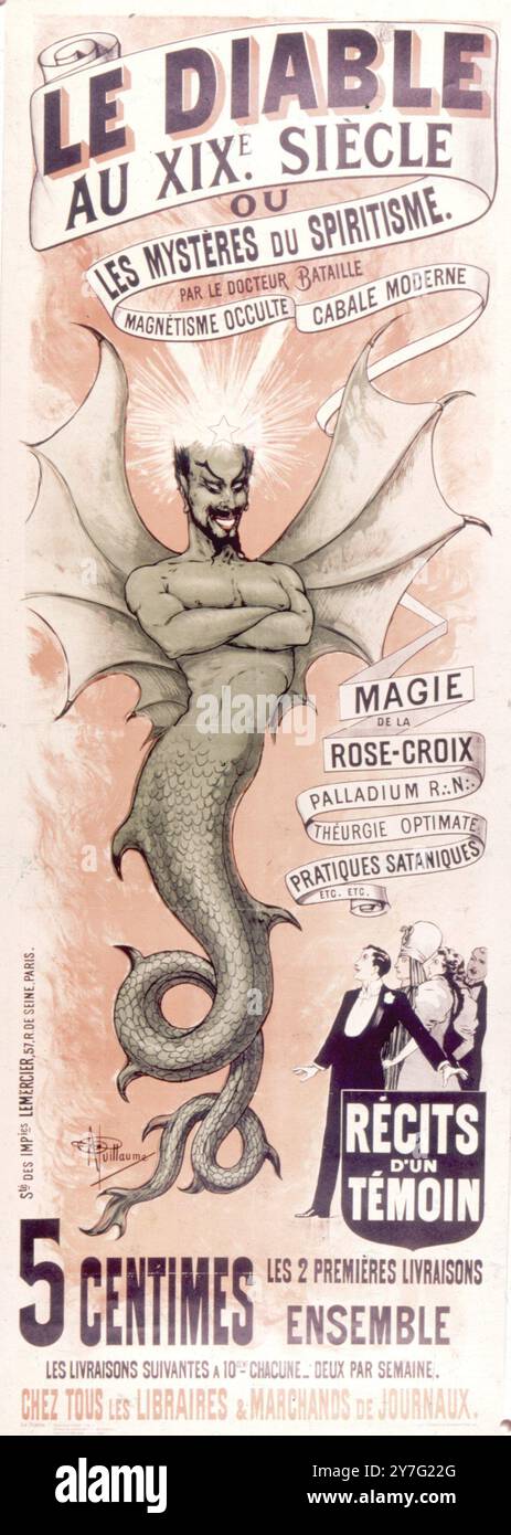 Advertisement for a book on the subject of Spiritualism, Rosicrucian ...