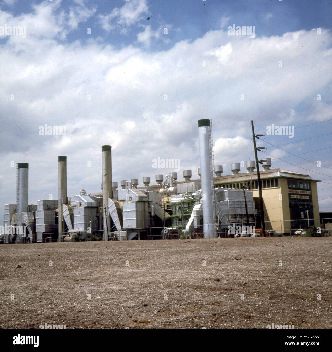 Jamaica Kingston Hunts Bay Power Station Stock Photo - Alamy