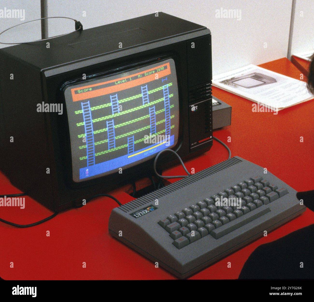 1980's Lynx Home Computer Stock Photo - Alamy