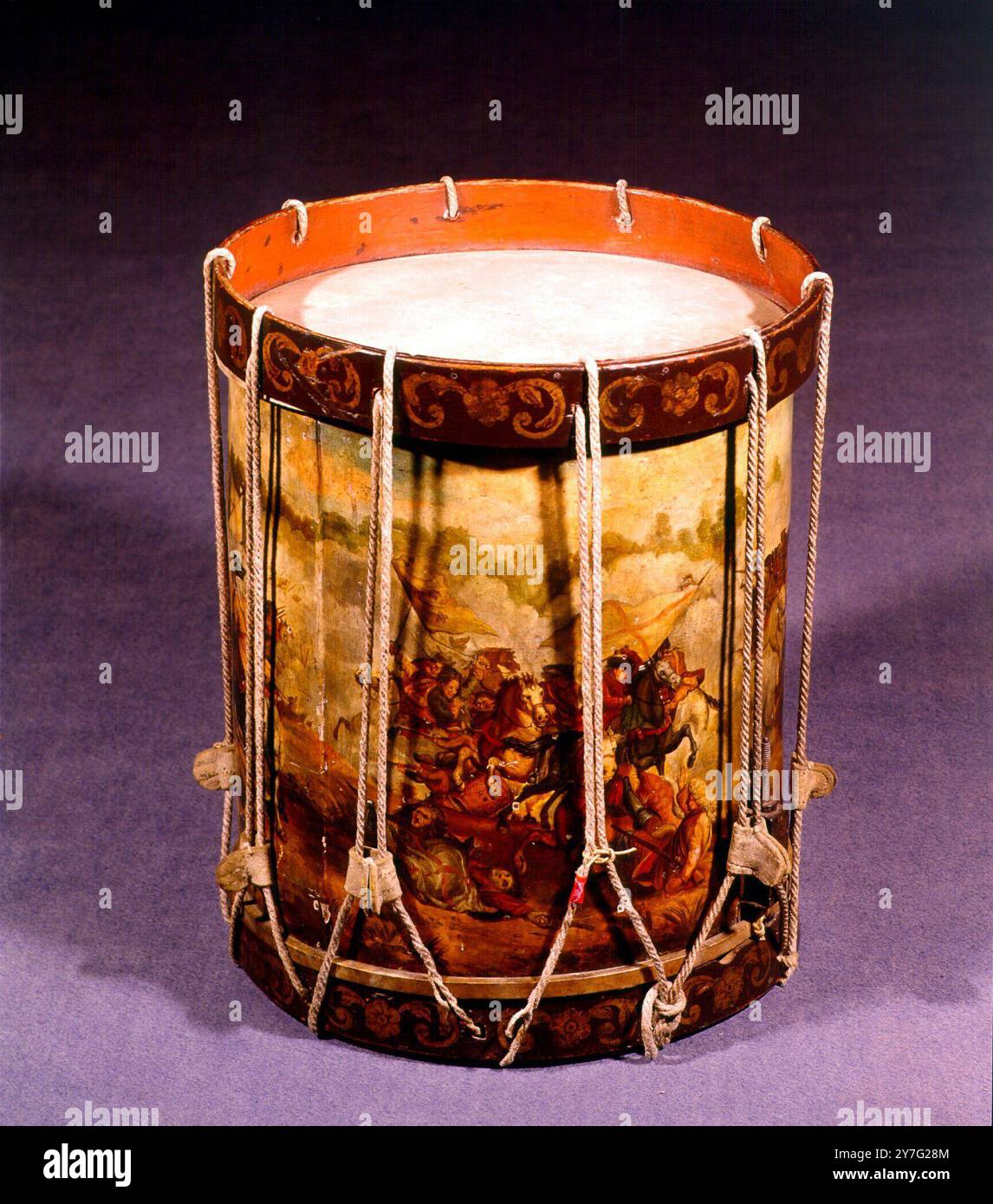 18th century battle drum Stock Photo - Alamy