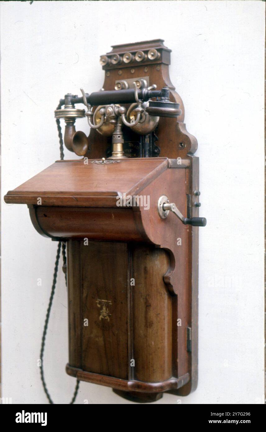 Telephone Swedish circa 1895 Until the 1960s in use in the Shetlands ...